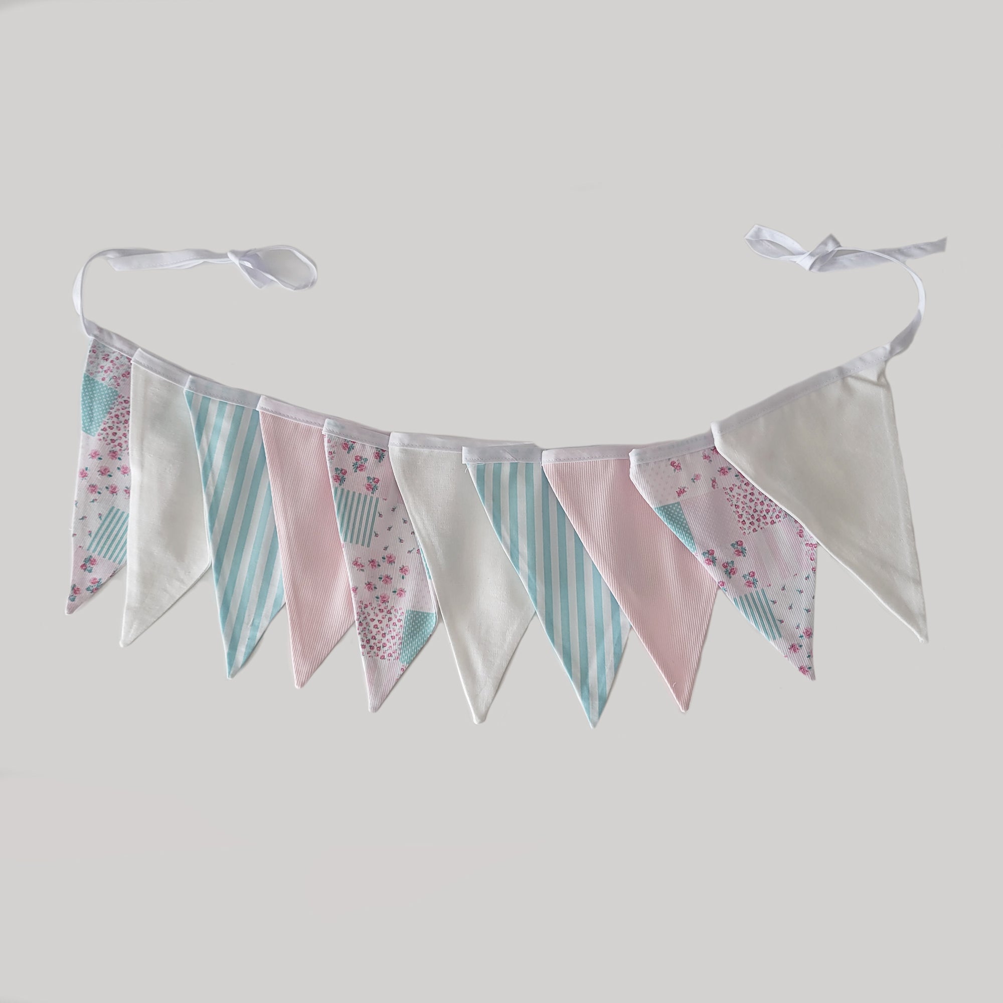 Banderas colgantes 10 patch turquesa – Farfallina